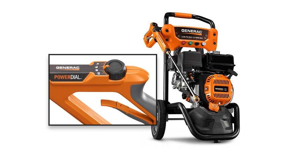 Generac 3100 PSI OneWash with PowerDial™ Gun | Arco Lawn Equipment