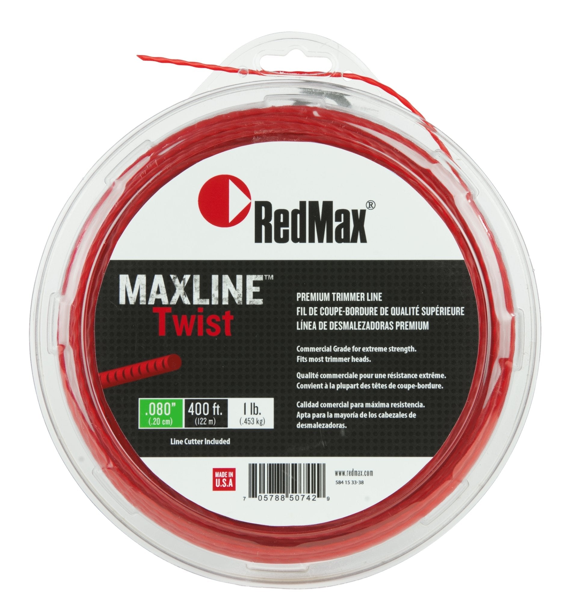 Redmax Maxline Cable Twist Trimmerline .095" x 230'(588049602) | Arco ...